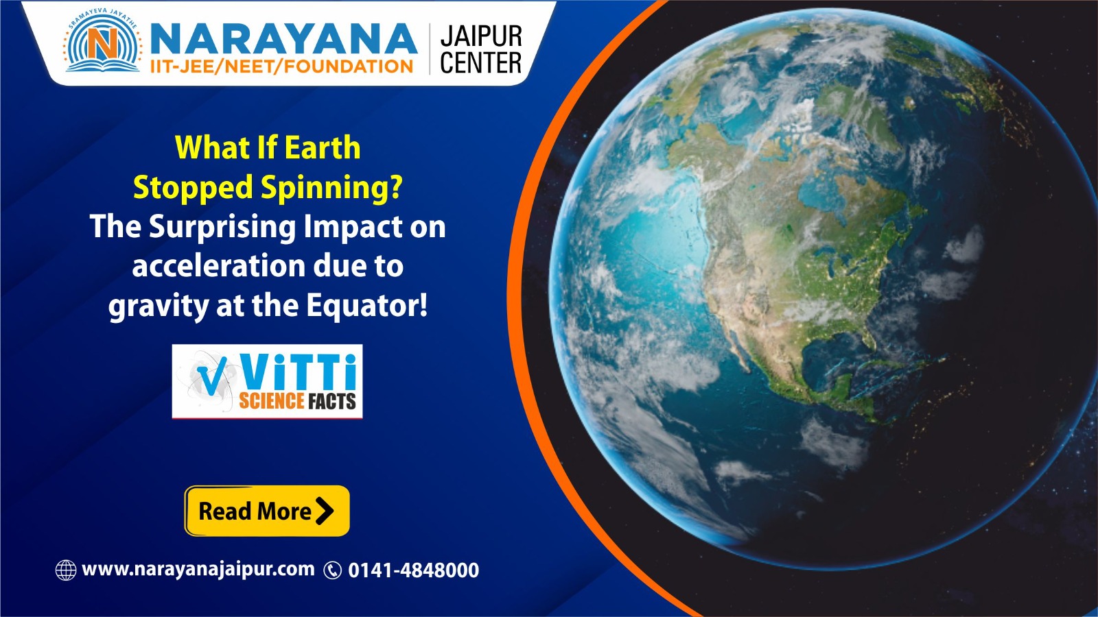 What If Earth Stopped Spinning? The Surprising Impact on Gravity at the Equator! - Narayana NAX