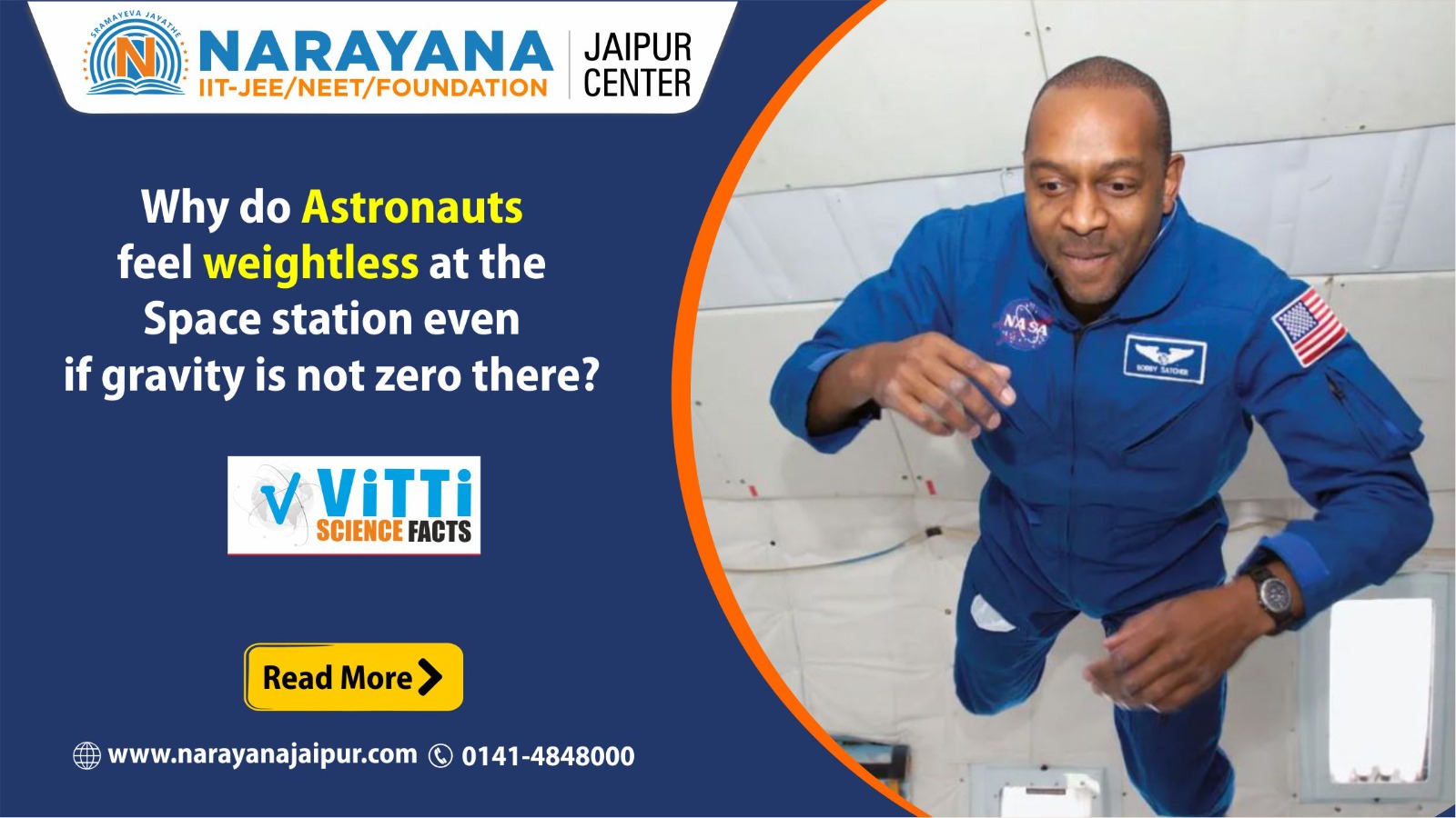 Why do Astronauts feel weightless at the Space station even if gravity ...